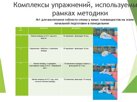 Методика воспитания гибкости у юных тхэквондистов на этапе начальной