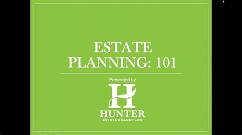 Estate Planning 101 Youtube