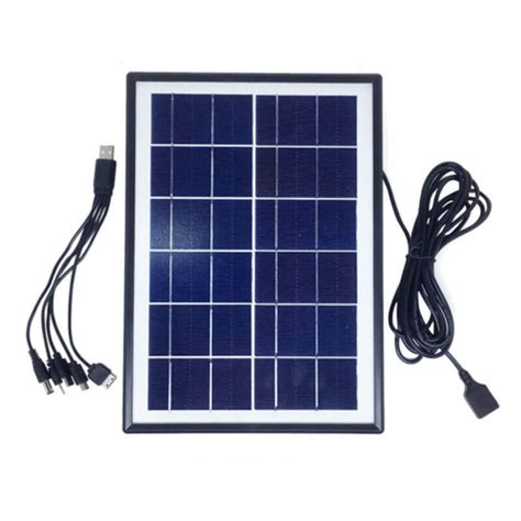 Carregador Solar Portátil Para Carregar Celular USB 6W em Promoção na