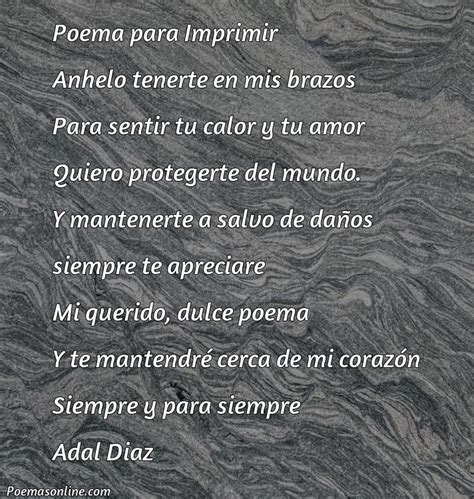 Cinco Mejores Poemas Para Imprimir Poemas Online