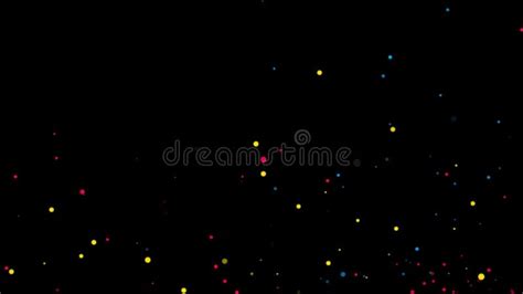 Abstract Floating Particles Loop Motion Background Stock Footage Video Of Motion Element