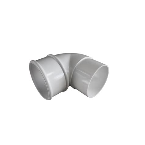 68mm Offset Bend 92 5° White Toolstation