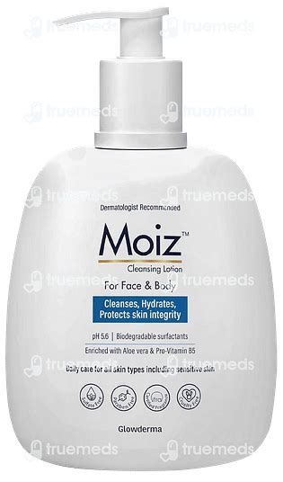 moiz cleansing lotion 400 ml uses side effects dosage price truemeds
