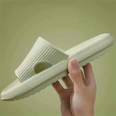 Simple Solid Color Slides Casual Open Toe Soft Sole Shoes Temu United