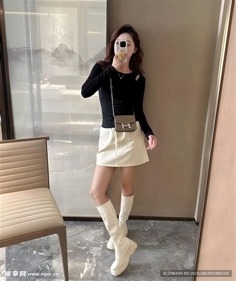 休闲的女孩摄影图 女性女人 人物图库 摄影图库 昵图网
