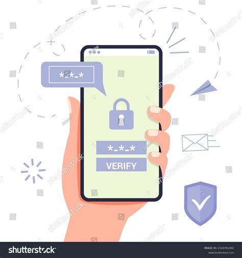 Otp Onetime Password Secure Transaction On Stock Vector Royalty Free