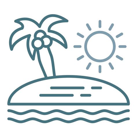 Premium Vector Sunset On Beach Flat Illustration