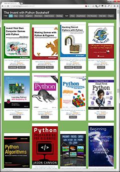 Announcing The Invent With Python Bookshelf The Invent With Python Blog