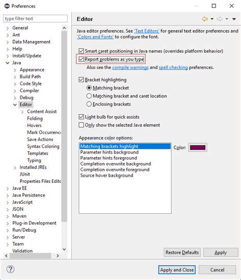 Eclipse Turn Off Compilation On The Fly Stack Overflow