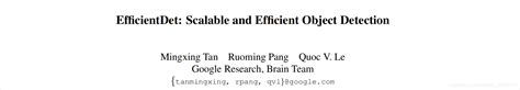 【论文笔记】efficientdet（bifpn）（2020） csdn博客