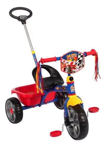 Apache Triciclo Racing Cajuela Grande Barra De Empuje Envío gratis