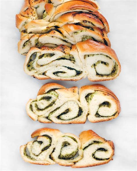 Homemade Braided Pesto Bread 2 Loaves Last Ingredient