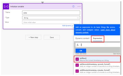 Utcnow Functionpower Automate Cloud Flows Kaizenpersonal Computer Work