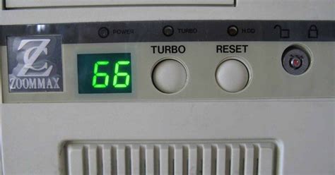 What Was The Turbo Button On Old PCs For