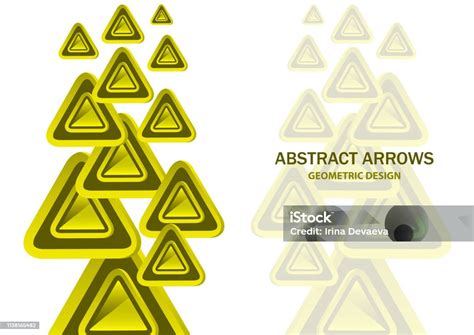 미래의 밝은 빛나는 화살표 삼각형 빛 효과와 테크노 배경 흰색 바탕에 추상적인 3d 기술 라인 배경 표지 레이아웃 매거진 브로셔 포스터 웹사이트 3차원 형태에 대한 스톡