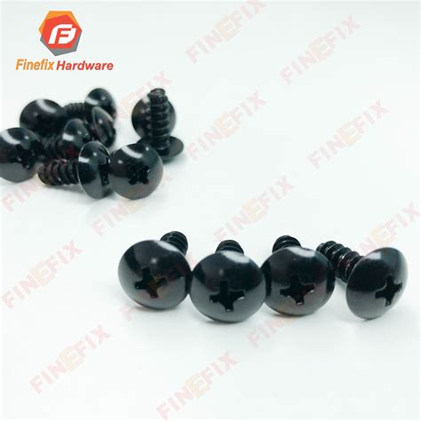 Phillips Pan Head Screws Black Motorcycle Screws