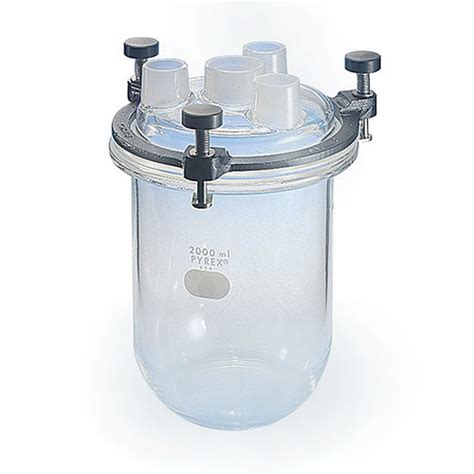 Corning® 6947 1l Pyrex® 1l Resin Reaction Kettle With Four Neck Cover Thre