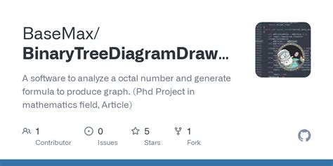 Github Basemax Binarytreediagramdrawing A Software To Analyze A Octal Number And Generate