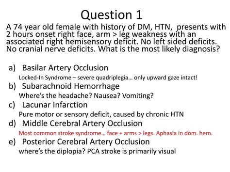 Ppt Neurology Board Review Powerpoint Presentation Free Download