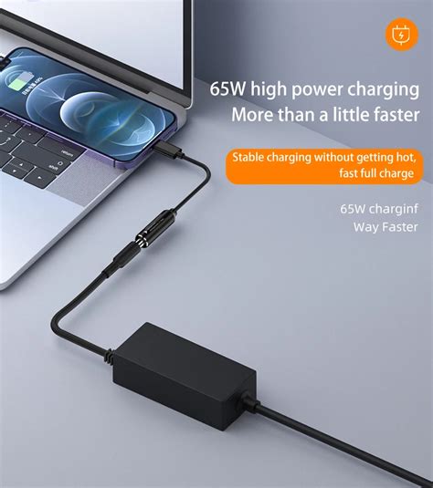 Dc Usb Type C Power Adapter Converter For Laptop And Macbook