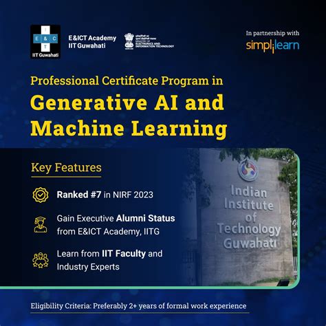 Generative Ai And Machine Learning Certificate Program Simplilearn
