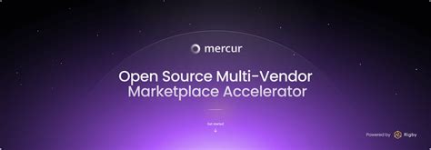 Github Mercurjs Mercur Javascript Open Source Multi Vendor