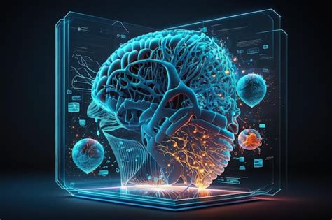Tecnologia para telas de interface de cuidados médicos hologramas