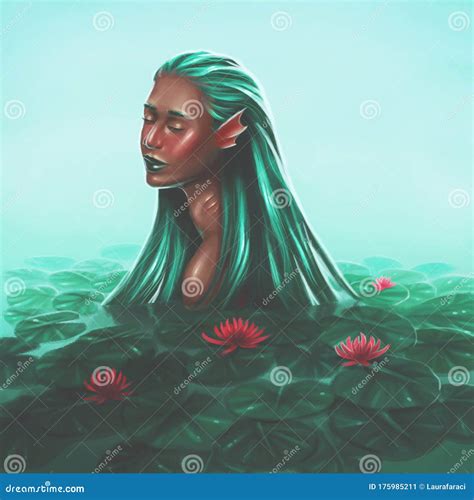 Woods Nymph Stock Illustration Illustration Of Portrait 175985211