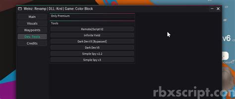 Universal Dev Tools Scripts Rbxscript