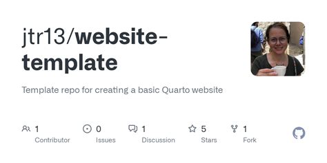 github jtr13 website template template repo for creating a basic