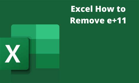 excel how to remove e 11 basic excel tutorial