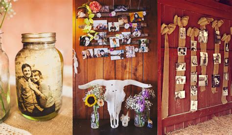 26 Creative DIY Photo Display Wedding Decor Ideas Tulle Chantilly