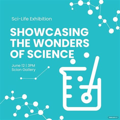 Free Science Exhibition Instagram Post Template To Edit Online