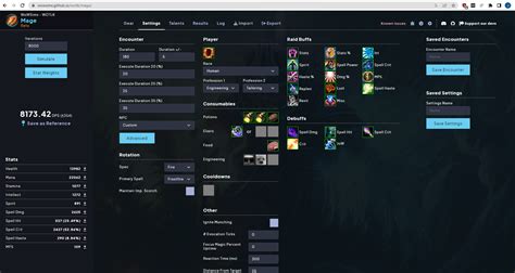 Frostfire Mage Sim Discrepency Desktop Vs Web · Issue 2820 · Wowsims