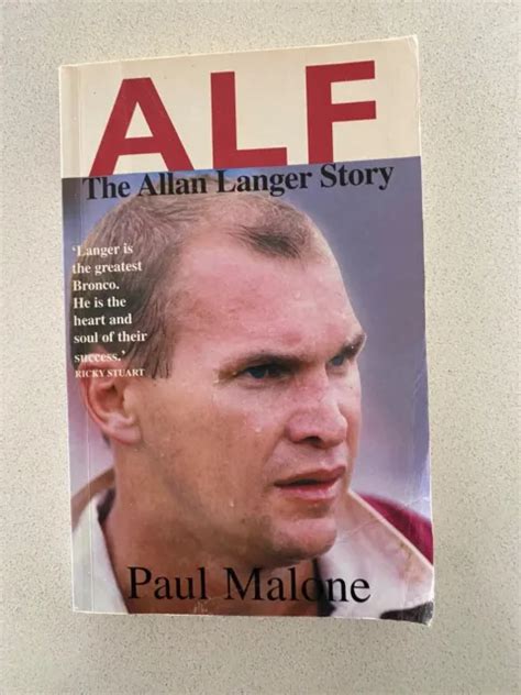 Rugby League Book ‘alf Allan Langer Story 1997 999 Picclick Au