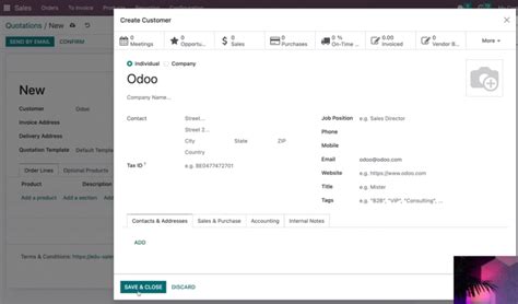Penawaran Dan Pesanan Penjualan Pada Odoo ERP PT Proweb Indonesia