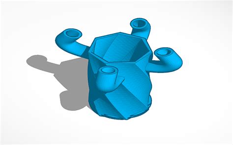 3d Design Pencil Holder Tinkercad