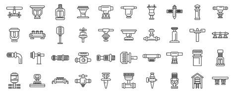 스프링클러 시스템 아이콘은 윤곽선 벡터를 설정합니다 물 관개 0명에 대한 스톡 벡터 아트 및 기타 이미지 0명 검은색 관개 장비 Istock