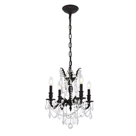 Traditional Home Decorative Brass Rosalia 4 Light Dark Bronze Pendant