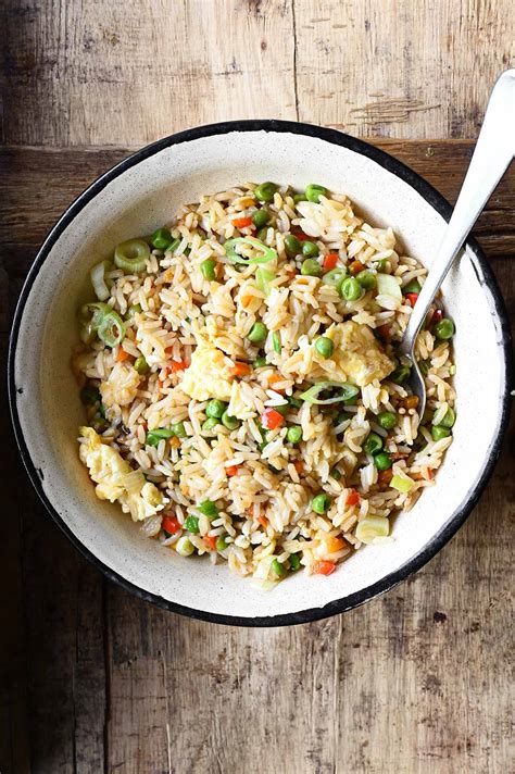 Easy Fried Rice Recipe Serving Dumplings