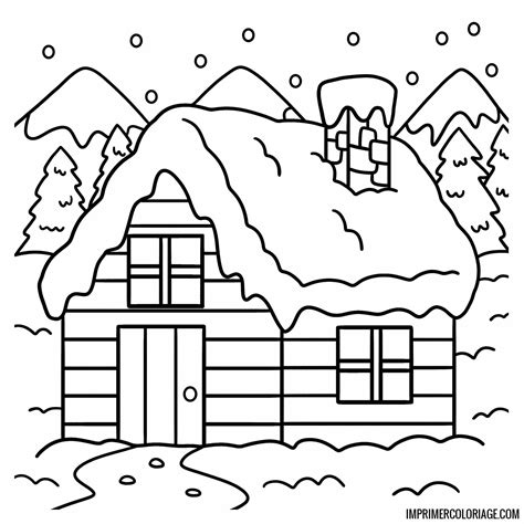 Collecter 180 Imagen Coloriage Maison De Noel Fr Thptnganamst Edu Vn