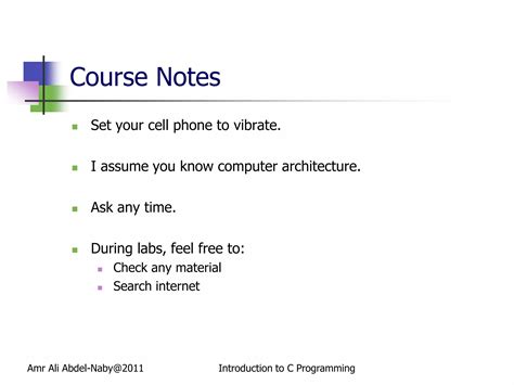 Introduction To C Programming Ppt