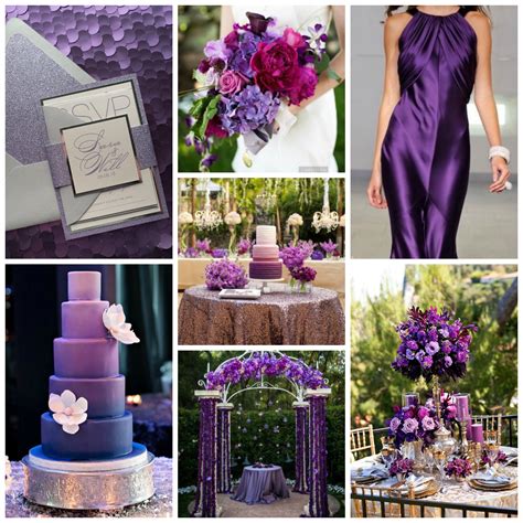 Purple Color Palette Wedding