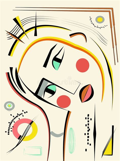 Abstract Portrait 22 108 Stock Vector Illustration Of Vector 255268295