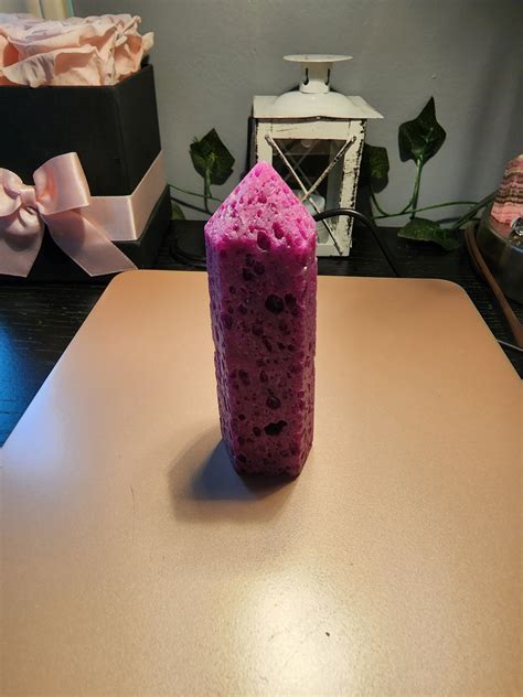 Stunning Ruby Tower Ruby Tower Crystal Tower Ruby Crystal Etsy