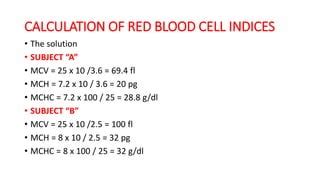RED CELL INDICES Pdf