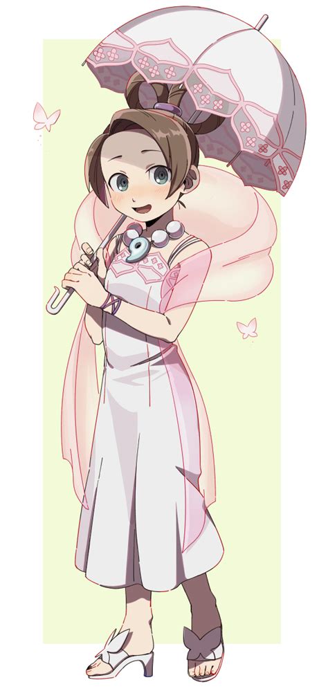 Wahootarou Dahlia Hawthorne Pearl Fey Ace Attorney Highres 1girl