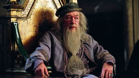 Actor Michael Gambon Who Played Professor Dumbledore In Harry Potter