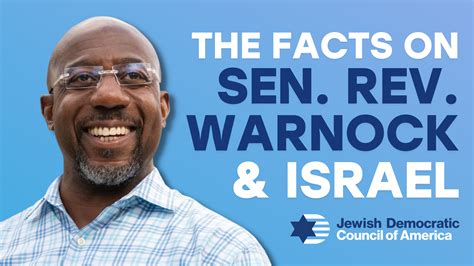 The Facts On Sen Rev Warnock And Israel
