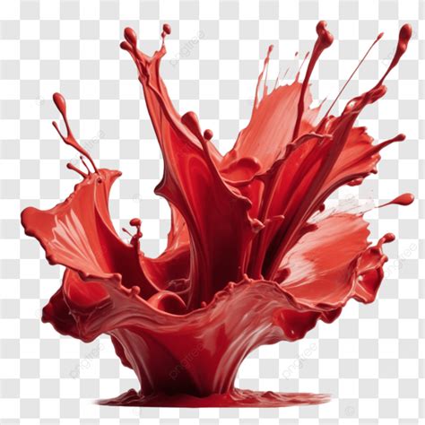움직이는 빨간색 페인트의 동적 스플래시 F 빨간색 페인트 다이나믹 스플래쉬 운동 Png 일러스트 및 이미지 에 대한 무료